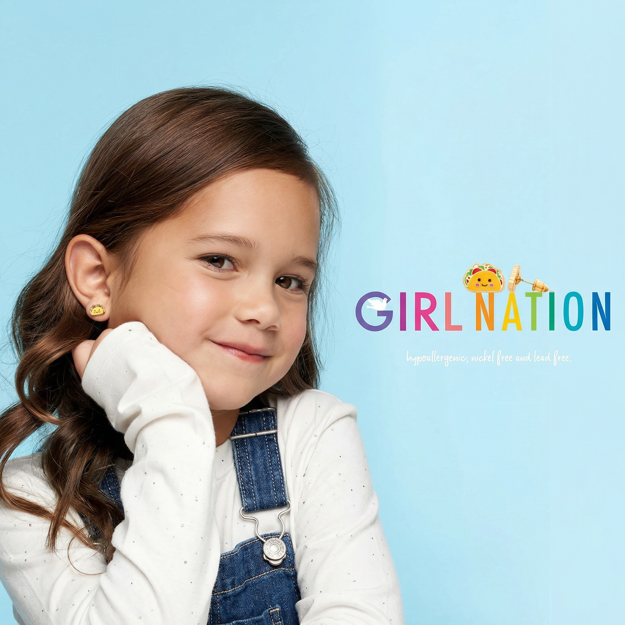 Girl Nation Canada | Hypoallergenic Kids Earrings | Official Store